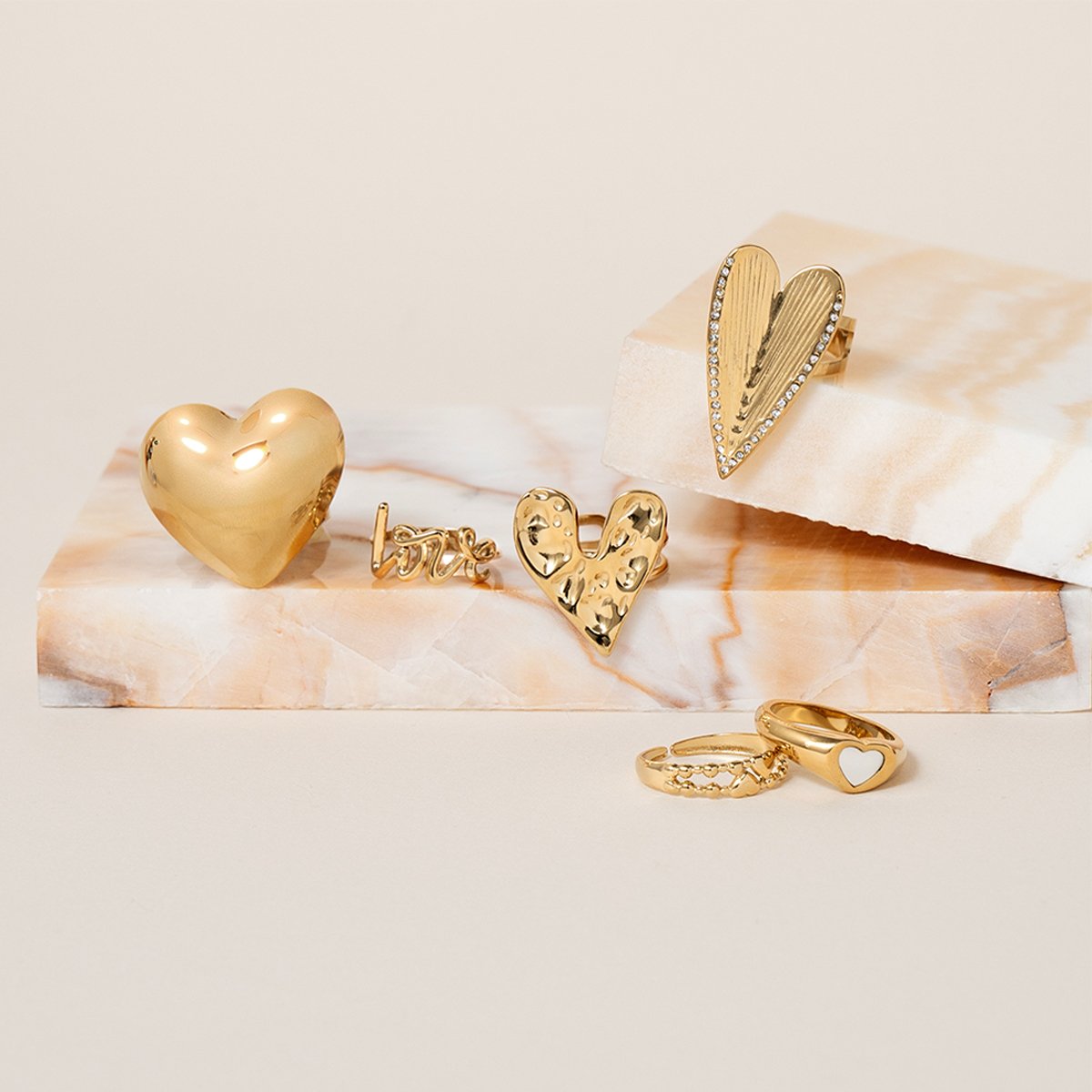 Gouden ringen | Statement & minimal | Glow Adora – Page 2 – glow adora